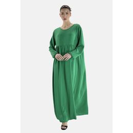 Elara Kleid Damen Gr&ouml;&szlig;e 42 grasgr&uuml;n Winterkleid