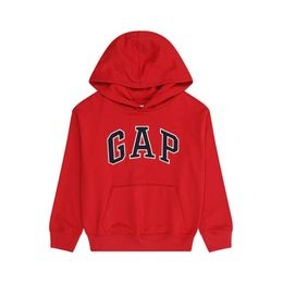 GAP Sweatshirt 'HERITAGE' Jungen Gr&ouml;&szlig;e 116/122 rot / schwarz / offwhite