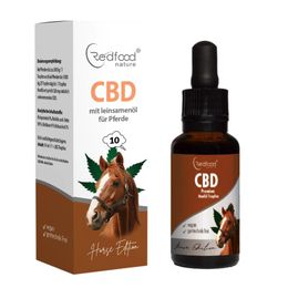 Redfood CBD &Ouml;l f&uuml;r Pferde mit Leinsamen&ouml;l 10% - 10ml