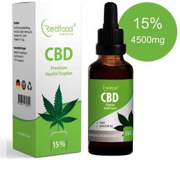 Redfood CBD &Ouml;L 15 % Vollspektrum Hanf &Ouml;l 30ml