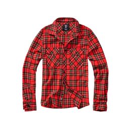 Brandit Button Up Shirt male Red size XXXL