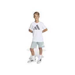 adidas Sportswear Funktionsshirt 'Essentials' Jungen Gr&ouml;&szlig;e 176 grau / wei&szlig;