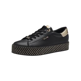 Tamaris Sneaker Damen Gr&ouml;&szlig;e 38 gold / schwarz