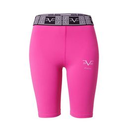 19V69 Italia Sportshorts 'ALEXA' Damen Gr&ouml;&szlig;e XS pink / schwarz / wei&szlig;