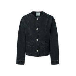 Pepe Jeans Between-Season Jacket 'Daena Stud' Black size XL