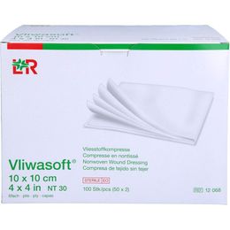 ACA M&uuml;ller Vliwasoft Vlieskompressen steril 10x10 cm 6l. 50X2 St