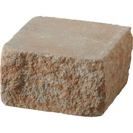 KANN Gartenmauer Vermont sunset Mauerabdecksteine, Halbende (25x25 cm)