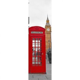 XIMAX Raumheizk&ouml;rper Design Heizk&ouml;rper P1 Plan Print Telefonzelle vertikal, 180x52 cm (952 W)