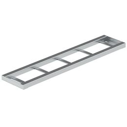 Dolle Au&szlig;entreppe Gartentreppe Gardentop Komplettset, 100 cm, 8 Stufen,ohne Belag,Stahl zum Einlegen