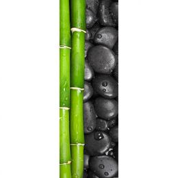 XIMAX Raumheizk&ouml;rper Design Heizk&ouml;rper P1 Plan Print Bambus/Stein vertikal, 180x59,5 cm (1088 W)