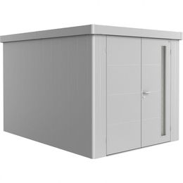 BioHort Ger&auml;tehaus Neo silber-metallic Ger&auml;teschuppen, Doppelt&uuml;r, 4B (236x348 cm)