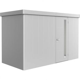 BioHort Ger&auml;tehaus Neo silber-metallic Ger&auml;teschuppen, Standardt&uuml;r, 1D (348x180 cm)