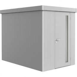 BioHort Ger&auml;tehaus Neo silber-metallic Ger&auml;teschuppen, Standardt&uuml;r, 3A (180x292 cm)