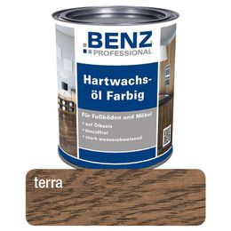 BENZ PROFESSIONAL Hartwachs&ouml;l farbig, 2,5 l, Terra