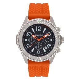 Gigandet Quarzuhr Chronograph "AQUAZONE" in Orange/Silber/Schwarz | Gr.: onesize
