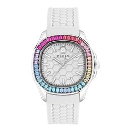 Philipp Plein Damenuhr Spectre Lady Rainbow in wei&szlig; | Gr.: onesize