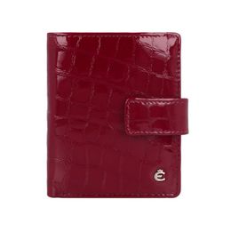 Esquire Nizza Geldb&ouml;rse RFID Schutz Leder 9.5 cm in rot | Gr.: onesize