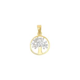 Amor Motivanh&auml;nger Gold 375/9 ct, rhodiniert in Bicolor | Gr.: onesize