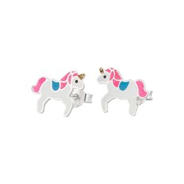 schmuck23 Ohrringe 925 Silber Einhorn in Bunt | Gr.: onesize