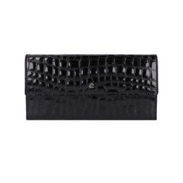 Esquire Nizza Geldb&ouml;rse RFID Schutz Leder 18.5 cm in schwarz | Gr.: onesize