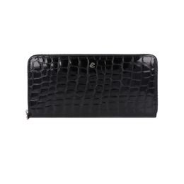 Esquire Nizza Geldb&ouml;rse RFID Schutz Leder 18.5 cm in schwarz | Gr.: onesize