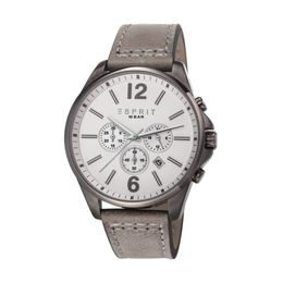 Esprit Quarzuhr Tallac Chrono White in Beige/Silber | Gr.: onesize