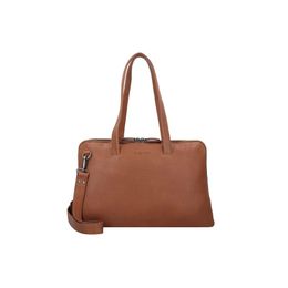 Plevier Hearst Aktentasche Leder 43 cm Laptopfach in cognac | Gr.: onesize