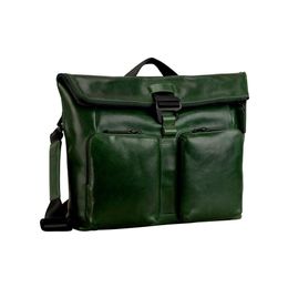 Leonhard Heyden Porto Umh&auml;ngetasche Leder 32 cm in flaschengr&uuml;n | Gr.: onesize