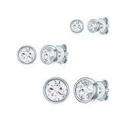 Rafaela Donata Schmuckset Sterling Silber verziert mit Kristallen von Swarovski in silber | Gr.: onesize