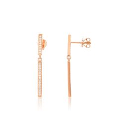 EYE CANDY Ohrstecker "STAB" in Rosegold aus Sterling-Silber | Gr.: onesize