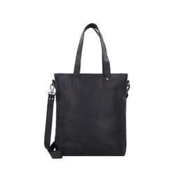 Plevier Retro Jackson Shopper Tasche Leder 31 cm Laptopfach in schwarz | Gr.: onesize