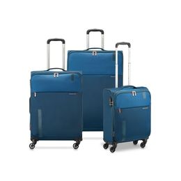 Roncato Speed 4 Rollen Kofferset 3-teilig mit Dehnfalte in blau | Gr.: onesize