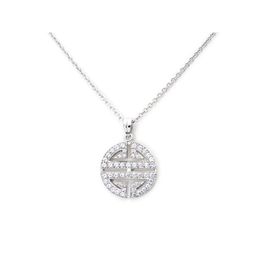 EYE CANDY Collier "RUND" in Silber aus Sterling-Silber | Gr.: onesize