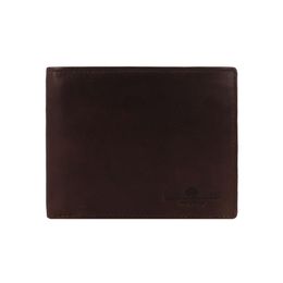 Green Burry Greenburry Newport Geldb&ouml;rse RFID Schutz Leder 12 cm in coffee | Gr.: onesize
