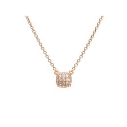 EYE CANDY Collier "KISSEN" in Rosegold aus Sterling-Silber | Gr.: onesize