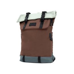 Doughnut Christopher Go Wild 18 - Rolltop Rucksack 45 cm (black x brown) in grey x brown | Gr.: onesize