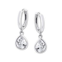 LOTUS SILVER Ohrringe Silber 925 Sterling Silber Zirkoniastein Ohrh&auml;nger | Gr.: onesize