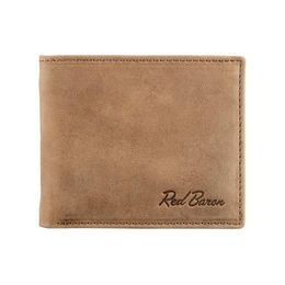 Red Baron Portemonnaie in Braun - (L) 11 x (B) 9,5 cm | Gr.: onesize