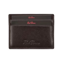 Red Baron Kreditkartenetui in Braun - (L) 9,8 x (B) 7,5 cm | Gr.: onesize