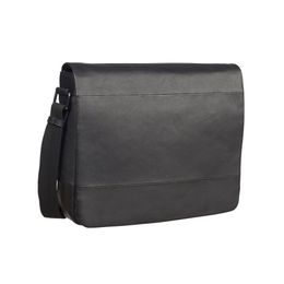 Leonhard Heyden Hamburg Messenger Leder 38 cm Laptopfach in schwarz | Gr.: onesize