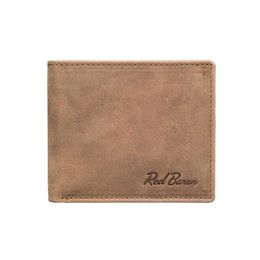 Red Baron Portemonnaie in Braun - (L) 11 x (B) 9,5 cm | Gr.: onesize