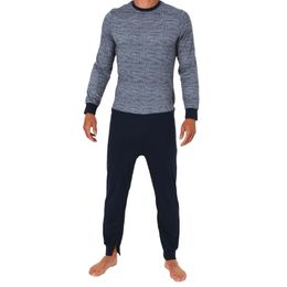 Normann Pflegeoverall langarm f&uuml;r Rei&szlig;verschluss an R&uuml;cken - 47512 in navy | Gr.: XS
