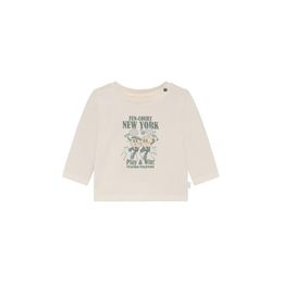 Noppies Langarmshirt - Backprint in Egret | Gr.: 92