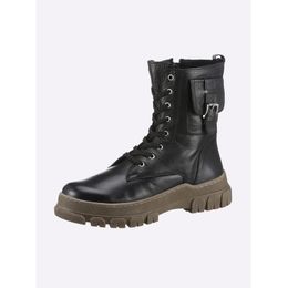 Andrea Conti Schn&uuml;rstiefelette in schwarz | Gr.: 38