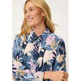 Olsen Bluse in blau rosa | Gr.: 36