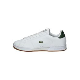 Lacoste Sneaker in Wei&szlig;/Gr&uuml;n | Gr.: 40,5