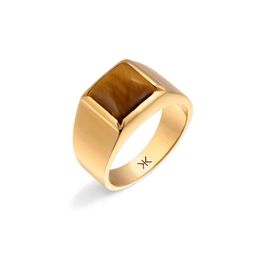 Kuzzoi Ring 925 Sterling Silber in Gold | Gr.: 60