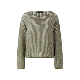 Oui Pullover in khaki white | Gr.: 44