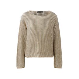 Oui Pullover in lt camel white | Gr.: 46
