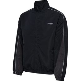 Hummel Trainingsjacke "Hmlloose Track Jacket Topscorer" in Schwarz | Gr.: M